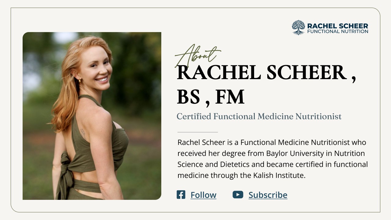 About | Rachel Scheer Nutrition